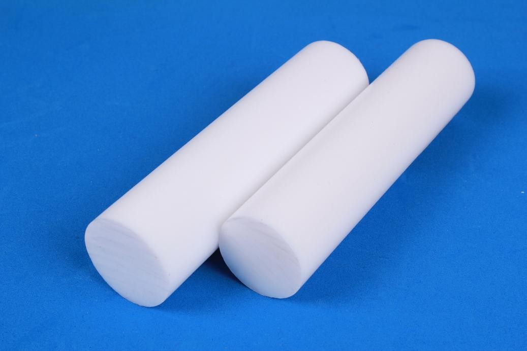 Extruded PTFE Rod / Pure White PTFE Rod For Mechanical, High ...